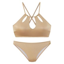 Lascana Bikini Damen Gr&ouml;&szlig;e S gold