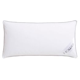 Federkissen Home Affaire "TAMINS, Kopfkissen 80x80 cm, 40x80cm", weiß, B:40cm L:80cm, Bezug: 100% Baumwolle. Füllung: 85% Federn, 15% Daunen, Kopfkissen, Kissen, Made in Germany, Allergiker geeignet (Nomite)