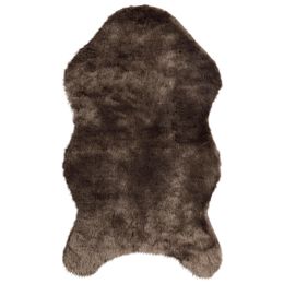 Fellteppich Dreams "Schaffell", braun (schlamm), B:70cm H:20mm L:120cm, Polyacryl, Polyester, Teppiche, Fellteppich, Kunstfell, waschbar, weich & kuschelig, auch ideal als Bettvorleger