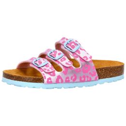 Pantolette Lico "Pantolette Bioline Kids", Kinder, Gr. 29, rosa, Synthetik, Schuhe Schlappen Pantolette