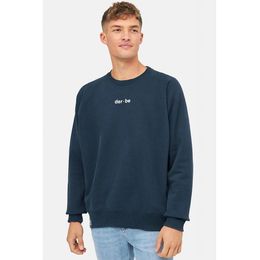 Derbe Sweatshirt in Dunkelblau - 75% | Gr&ouml;&szlig;e M | Herren-plussize