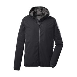 Killtec Outdoorjacke »KOS 60 MN JCKT« Herrenjacke: Leicht, wasserdicht, atmungsaktiv, packbar, mit Stretch schwarz L L Superleichte Herren...
