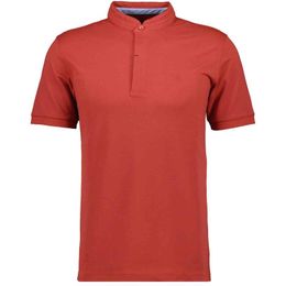 Ragman Poloshirt Rostrot-063 58 58 Stehkragen