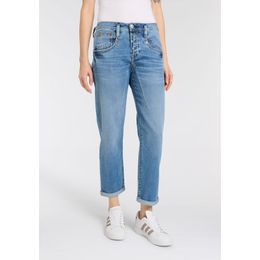 Herrlicher Boyfriend-Jeans &raquo;Shyra Tap Denim Comfort&laquo; mit Umschlagsaum lupine 28 - N-Gr N-Gr 28 L&auml;ssige Jeans von Herrlicher