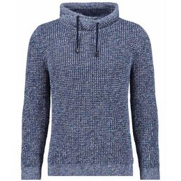Ragman Herren Ragman Rollkragenpullover blau 50