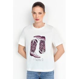 RICHROYAL T-Shirt mit Print offwhite M M Stylisches T-Shirt von Rich & Royal