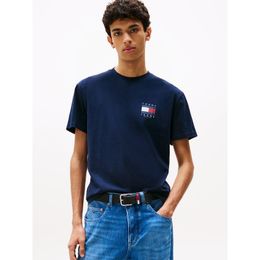 Tommy Jeans T-Shirt »TJM REG FLAG GRAPH BCKPRNT T EXT« Mit Rundhalsausschnitt Dark Night Navy XXL XXL Klassisches T-Shirt von Tommy Jeans
