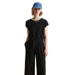 Marc O'Polo MARC O'POLO DENIM Overall verkürztes Bein, abnehmbarer Gürtel, Reißverschluss am Rücken Black XL XL Jumpsuit von Marc O'Polo Denim