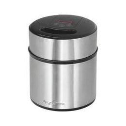 ProfiCook Eismaschine PC-ICM 1140 edelstahl/schwarz, f&uuml;r 1.800ml Eiscreme, 12 Watt