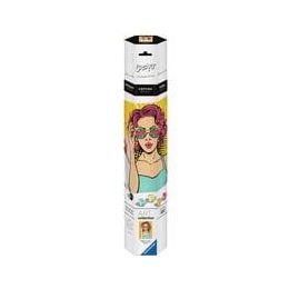 Ravensburger CreArt ART Collection Leinwand Edition - Lady in Pink (PopArt), Malen