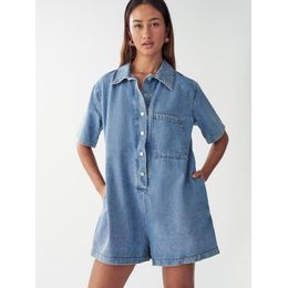 St Mrlo Jumpsuit 'DENIM PLAYSUIT' female Blue size 16