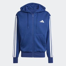 adidas Sportswear Sportsweatjacke Herren Größe XL blau / weiß