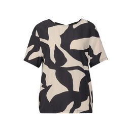 Street One T-Shirt Damen Gr&ouml;&szlig;e L beige / schwarz