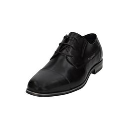 Bugatti Schnürschuh 'Leagro' Herren Größe 43 schwarz / silber