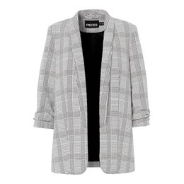 Pieces Blazer 'BOSELLA' Damen Gr&ouml;&szlig;e 44 grau / schwarz / wei&szlig;