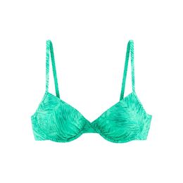 JETTE Bikinitop Damen Größe 85 türkis / smaragd / mint