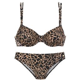 Lascana Bikini female Black size 36