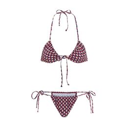 LSCN by LASCANA Bikini Damen Gr&ouml;&szlig;e XXS creme / navy / bordeaux