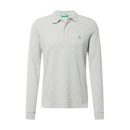 United Colors Of Benetton Shirt Herren Größe XXL graumeliert / jade