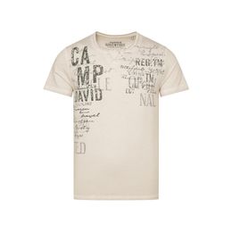 CAMP DAVID Shirt male Silver size S