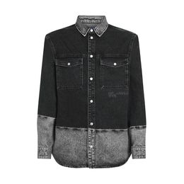 KARL LAGERFELD JEANS Button Up Shirt male Black size XXL