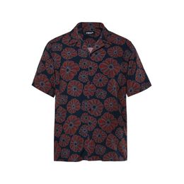 Men Plus Button Up Shirt male Blue size L