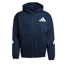 adidas Sportswear Sportsweatjacke 'Z.N.E.' Herren Gr&ouml;&szlig;e XXL dunkelblau / wei&szlig;