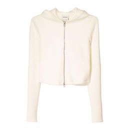 Bershka Sweatjacke Damen Gr&ouml;&szlig;e S ecru