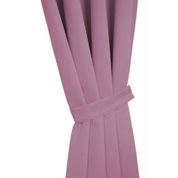 Raffhalter WIRTH "DIM OUT" Gr. 1, lila (flieder), B:60cm H:6cm, Polyester, Raffhalter