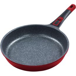 Bratpfanne King "Moonscape", rot, H:4,5cm Ø:20cm, Pfannen, Induktion, abnehmbarer Griff, MOONSCAPE-Beschichtung