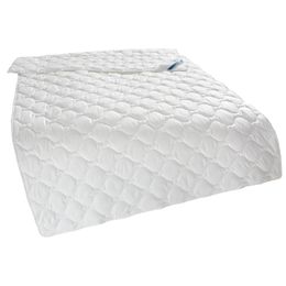 Kunstfaserbettdecke Beco "EcoWell Bettdecken für Sommer und Winter, Decke", beige (natur), B:135cm L:200cm, Obermaterial: 100% Polyester, Bettdecken, Bettdecke 135x200 cm, 155x220 cm und weitere Größen, blauer Engel