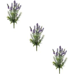 Kunstblume Creativ green "Lavendelbund", lila, H:37cm, Obermaterial: 100% Polyethylen, Kunstpflanzen