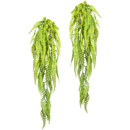Kunstranke Creativ green "Adianthumhänger", grün, H:80cm, Kunststoff, Kunstpflanzen, 2er Set