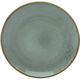Speiseteller Creatable "Essteller NATURE COLLECTION", grau, Ø:27cm, Steinzeug, Speiseteller, Teller Set für 6 Personen, Ø 27 cm, Steinzeug, flache Teller