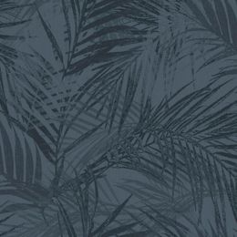 Vliestapete SUPERFRESCO EASY "Summer Garden", blau, B:0,52m L:10,05m, Vlies, Tapeten