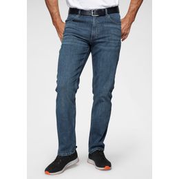 Straight-Jeans Wrangler "Authentic Straight", Herren, Gr. 40, Länge 30, blau (authentic, blau), Denim/Jeans, Obermaterial: 98% Baumwolle, 2% Elasthan, normal lang, Jeans, Topseller