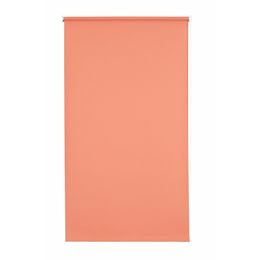 Seitenzugrollo SUNLINES "Uni" Gr. 2, orange (terra), B:82cm H:180cm, Polyester, Rollos, Seitenzugrollo, 1 St&uuml;ck