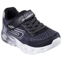 Sneaker Skechers "VORTEX 2.0", Kinder, Gr. 29, bunt (schwarz, multi), Lederimitat, Textil, Schuhe, Blinkschuh mit Klettverschluss, Größenschablone zum Download