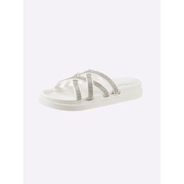 Siebi´s Badepantolette SIEBI`S, Gr. 37, weiß, Synthetik, Schuhe