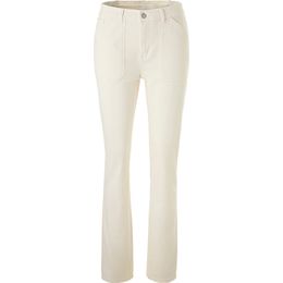 Damen Stretch-Hose mit aufgesetzten Taschen champagner, Gr&ouml;&szlig;e 54