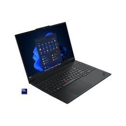Lenovo ThinkPad E16 G3 (21SR0047GE), Notebook schwarz, Intel Core Ultra 5 225U, Intel Graphics, 8 GB DDR5, 256 GB (256 GB SSD), Windows 11 Pro