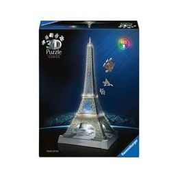 Ravensburger 3D Puzzle Iconics: Eiffelturm - mit Licht 216 Teile