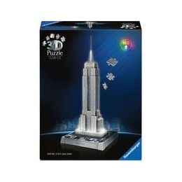 Ravensburger 3D Puzzle Iconics: Empire State Building - mit Licht 216