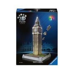 Ravensburger 3D Puzzle Iconics: Big Ben - mit Licht 216 Teile