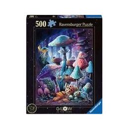 Ravensburger Puzzle Glow in the Dark - Pilze im Mondschein 500 Teile
