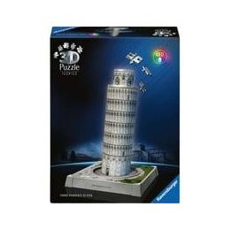 Ravensburger 3D Puzzle Iconics: Schiefer Turm von Pisa - mit Licht 216 Teile
