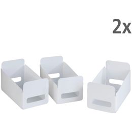 Organizer Wenko "Universal", weiß, B:15cm H:18cm T:30cm, Polypropylen, Aufbewahrungsboxen, Aufbewahrungsboxen für Küche und Haushalt, faltbar, Kunststoff