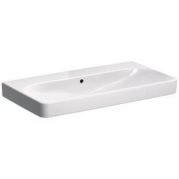 Geberit Smyle Square Waschtisch 90 cm, ohne Hahnloch