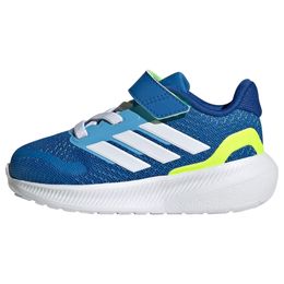 adidas Sportswear Water Shoes 'Runfalcon 5' female size 9k Azure / Royal blue / Neon green / White