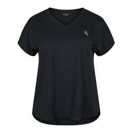 Active By Zizzi T-shirt 'ABASIC' Damen Gr&ouml;&szlig;e 11XL/12XL schwarz